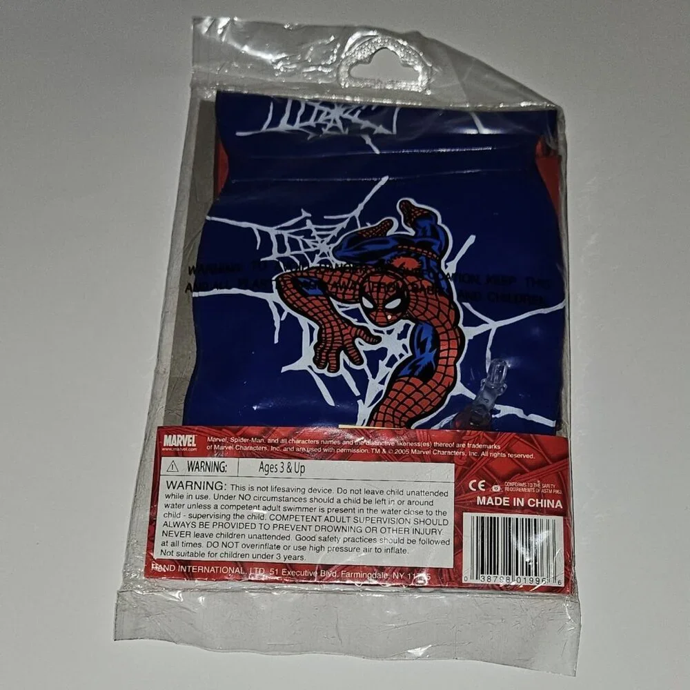 Rand | Other | Nos Marvel Spiderman Deluxe Arm Floaties Swimming Pool ...